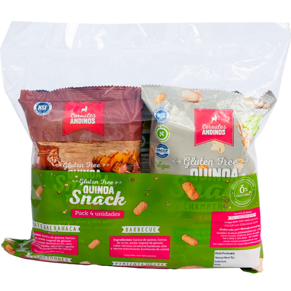 Quinoa Snack Four Pack - 12 Unidades