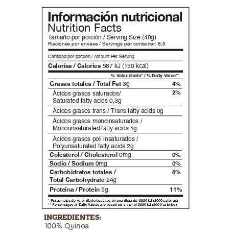 Quinoa En Grano 340g - 12 Unidades